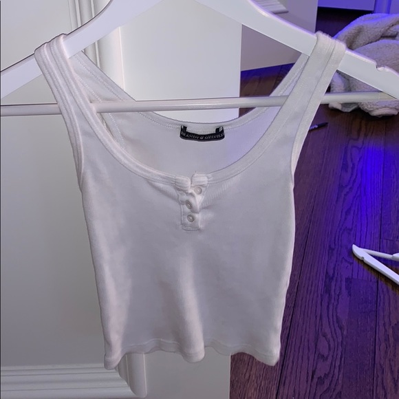 Brandy Melville | Tops | White Brandy Melville Tank Top | Poshmark